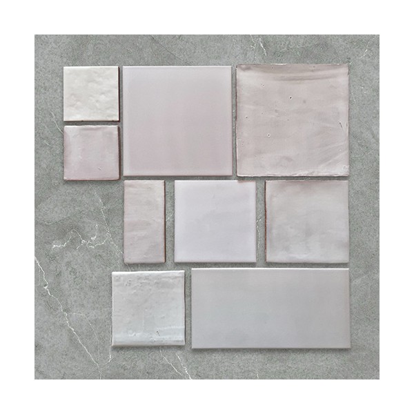 Handmade white tile - Hispalcerámica
